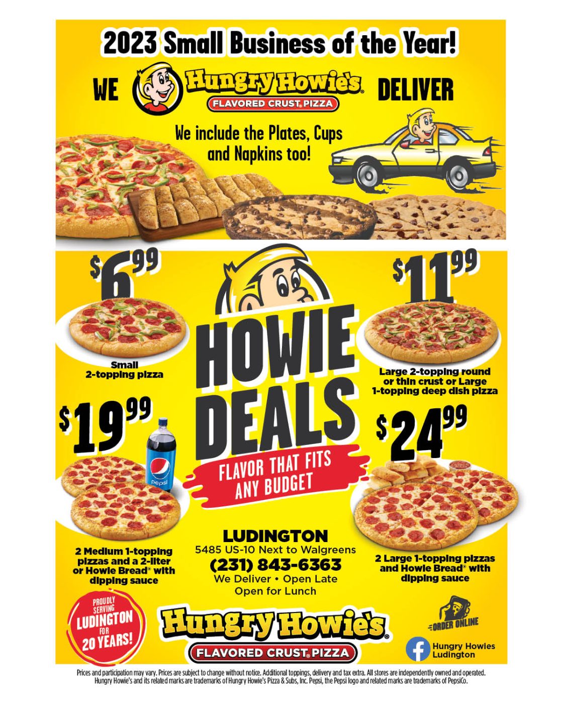 Lakeshore Food Guide - Hungry Howie's Pizza - West Michigan Guides